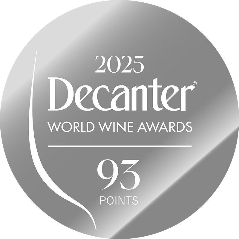 DWWA 2025 Silver 93 Points - Printed in rolls of 1000 stickers ...